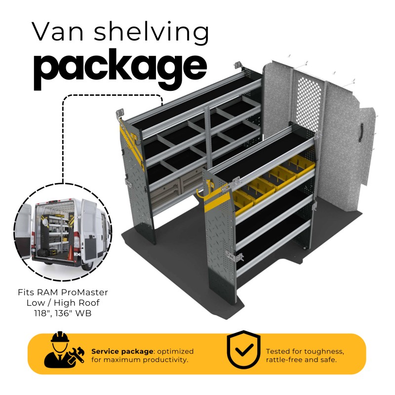 Service Package, Ram ProMaster, 118" / 136" Wheelbase, RPS-16 ...