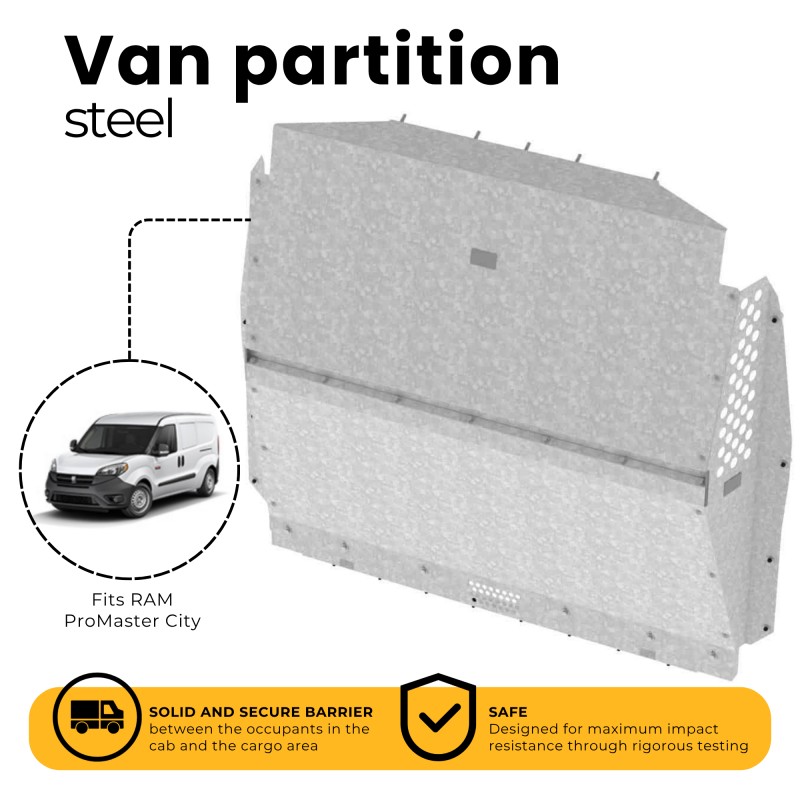 Van Partition, Contoured, Solid, Ram ProMaster City - C12-PC ...